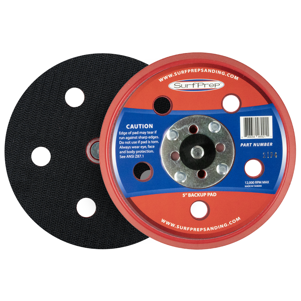 5" Backup Pads: For Your SurfPrep Sander