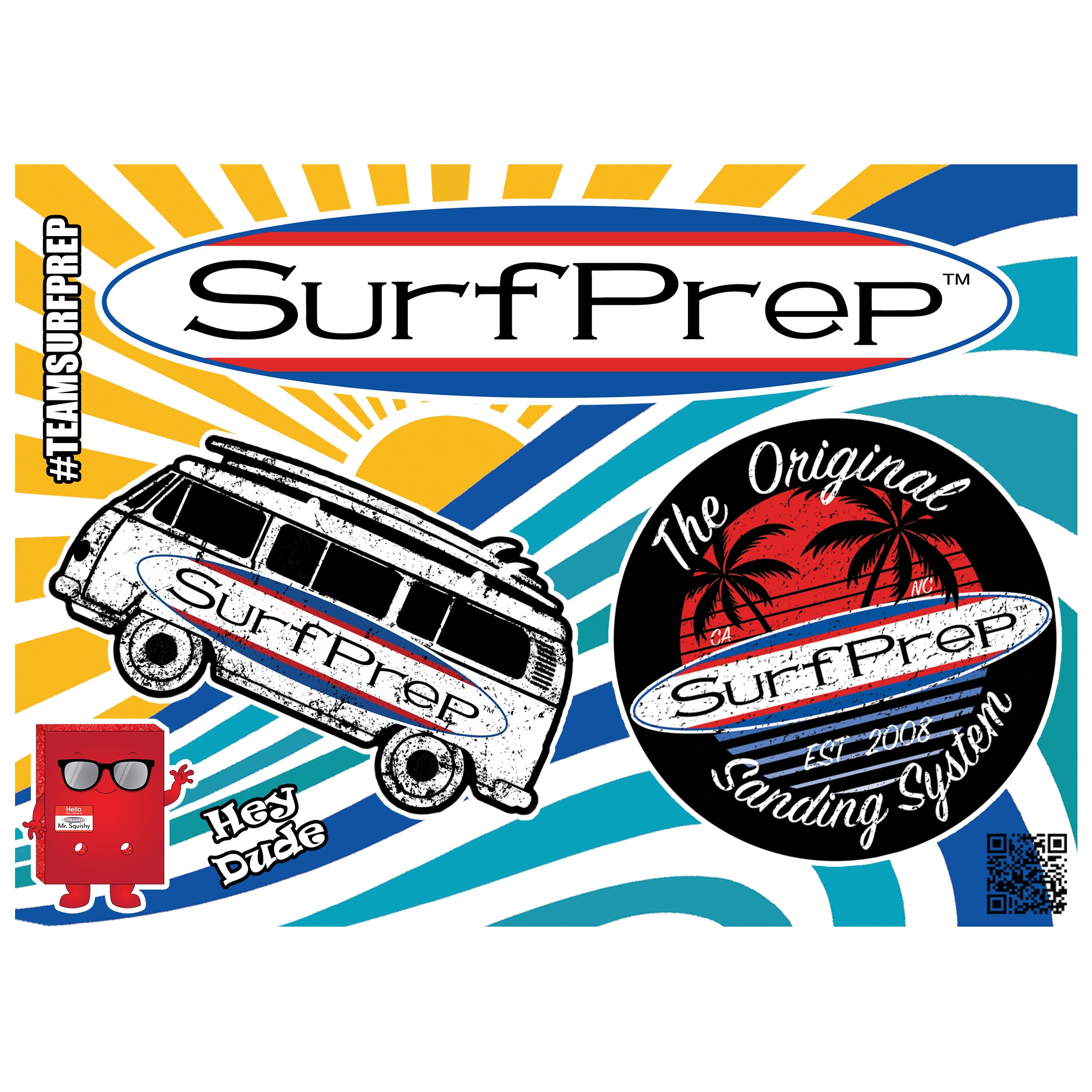 SurfPrep Sticker Sheet